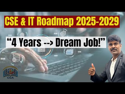 CSE & IT Roadmap 2025–2029 | Complete 4-Year Plan for Placements ...