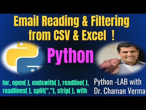 Python Email Reading & Filtering from CSV & Excel - UshopWell.com