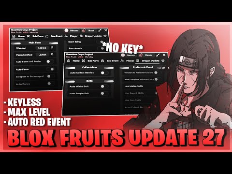 Blox Fruits Script *NO KEY* - Update 27, Auto Red Event, Max Level ...